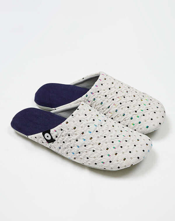 7月中旬～下旬再販予定《ABE HOME SHOES×GEA》綿麻Comfity オリジナルスリッパ - ドット / 903483253003 ...