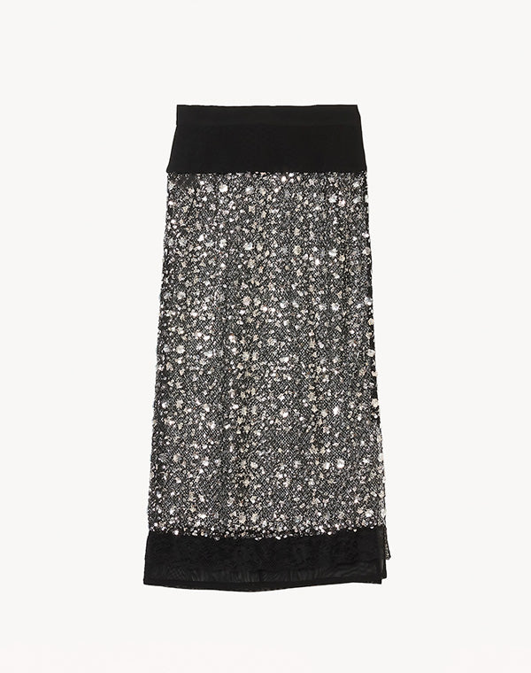 SPANGLE SKIRT / 320297252001 – satoseni online store /サトウセンイオンラインストア